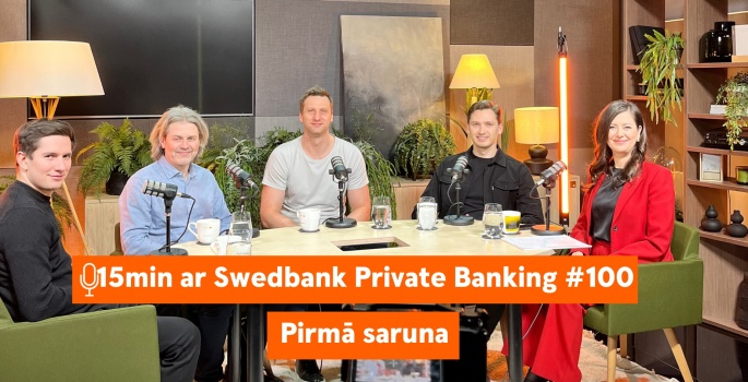 15min ar Swedbank Private Banking |100| PIRMĀ SARUNA|28.03.2024. - Swedbank blogs