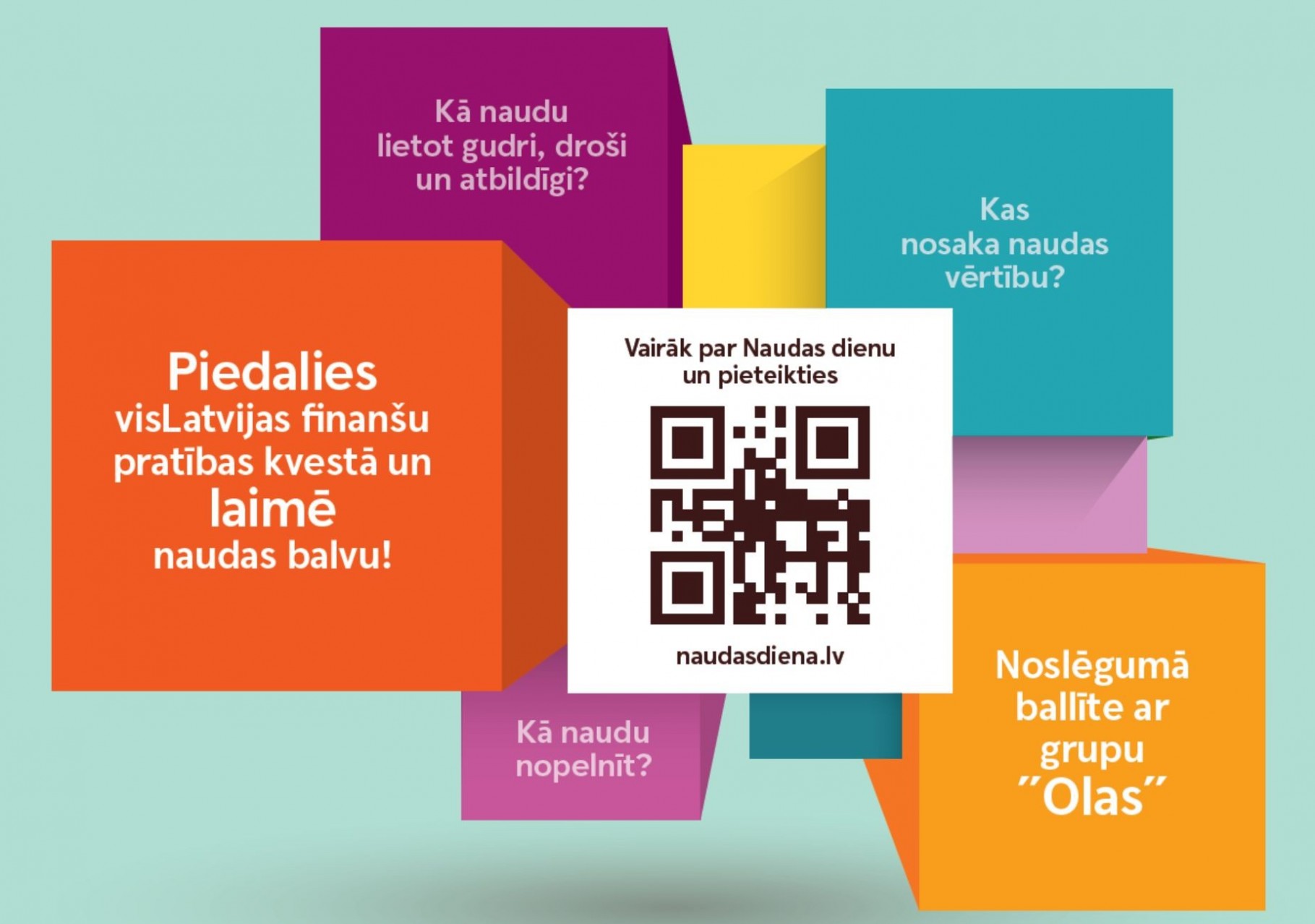 Kā naudu lietot gudri un atbildīgi? Uzzini “Naudas dienā” jau 31 ...